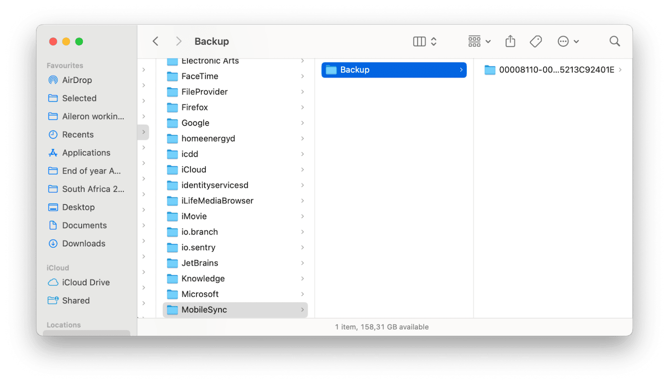 How to find iPhone backup on Mac?